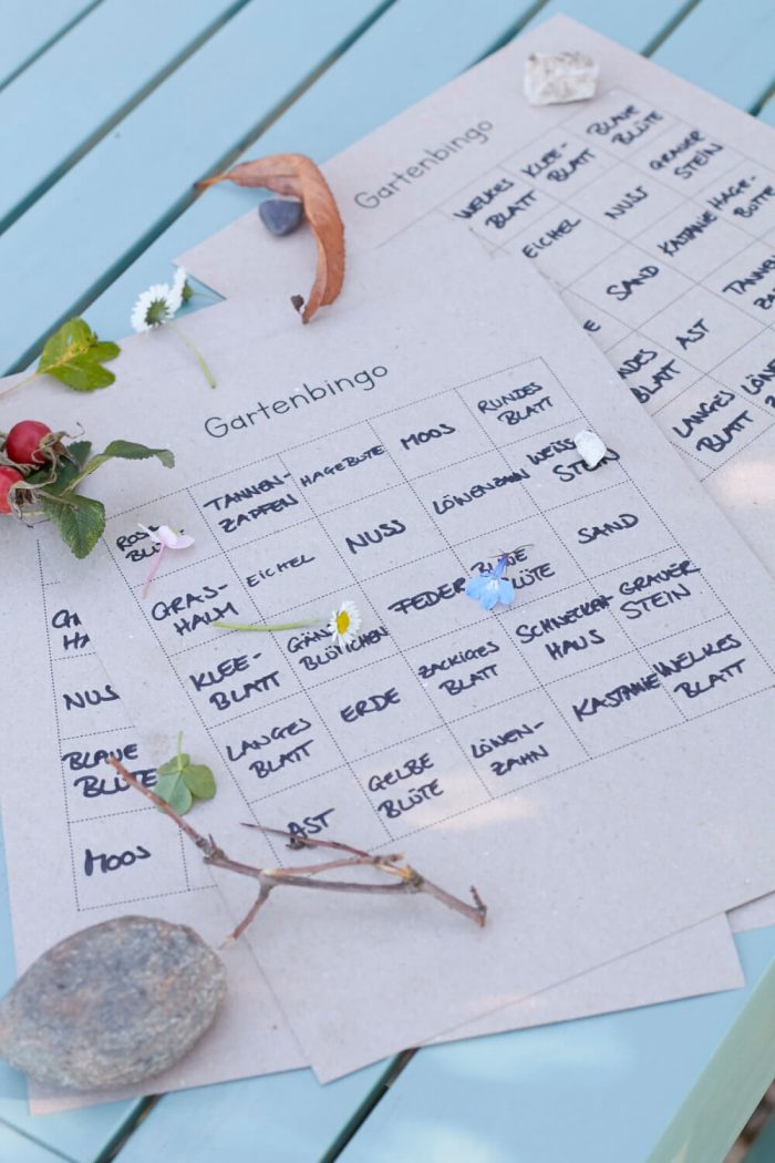 Alle raus in die Natur – wir spielen Gartenbingo! Eine Anleitung und ...