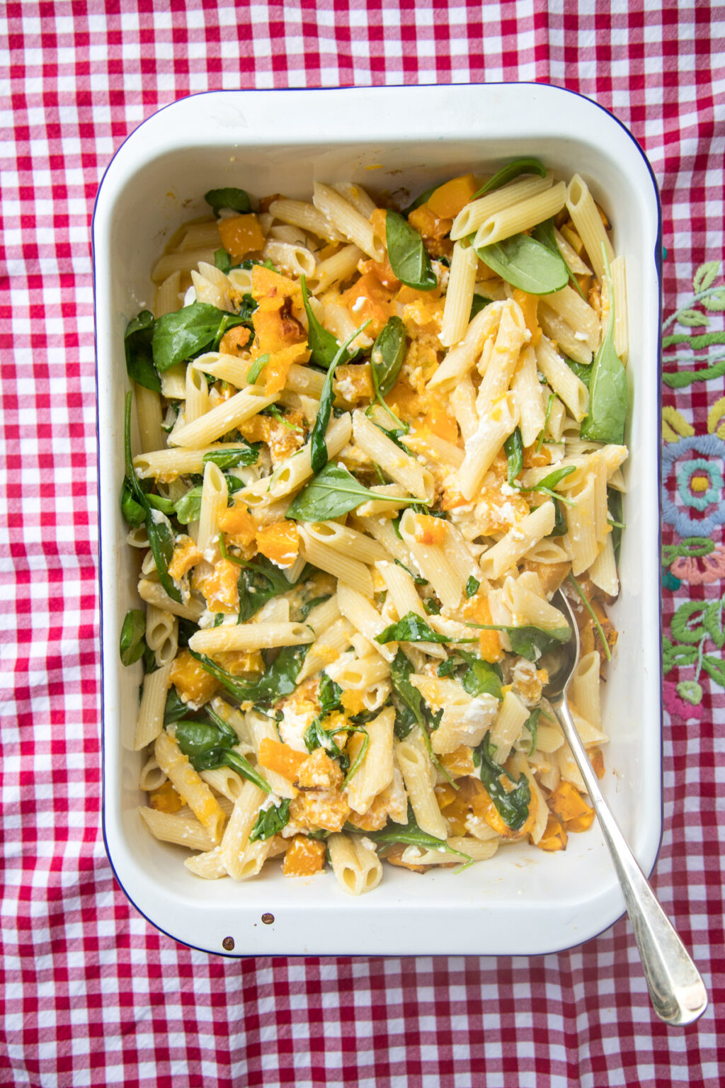 Spinatpasta Aus Dem Ofen