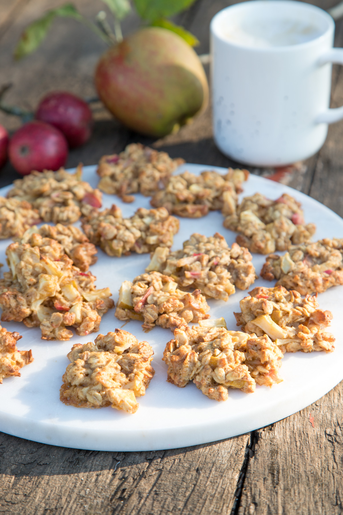 Die Apfelzeit mit Apfel-Haferkeksen genießen | tastesheriff